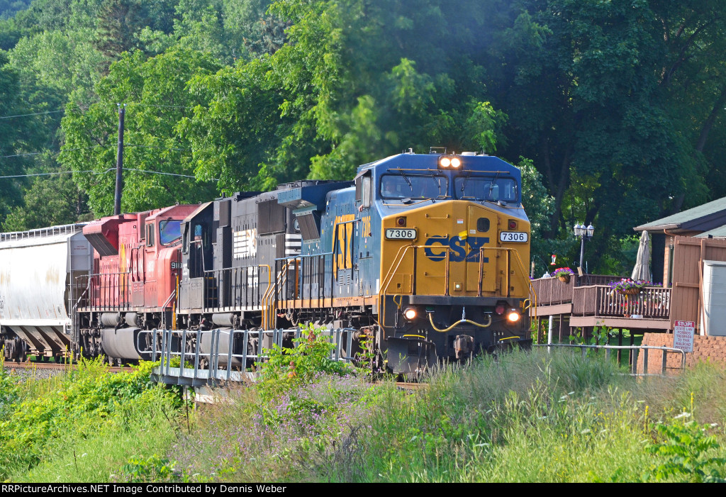 CSX 7306, CP's River Sub.